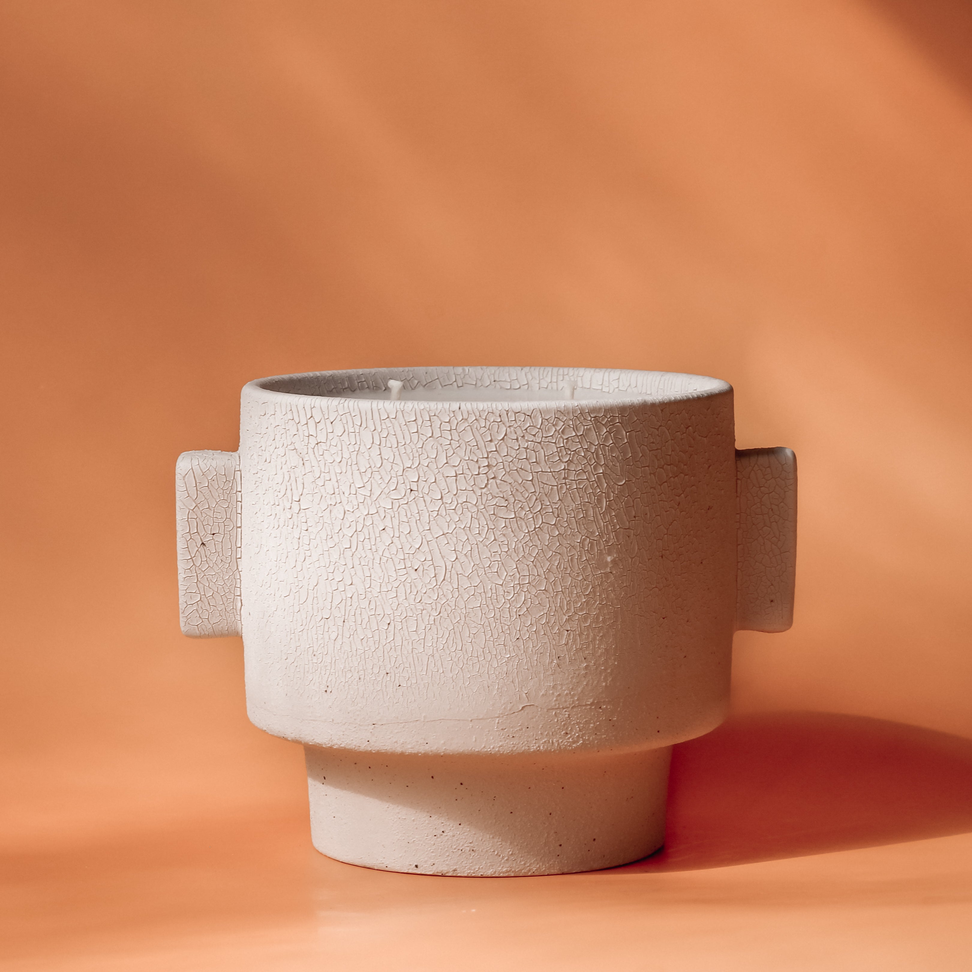 Ceramic Candle | Spero | Statement Candle for Living Room – Concrete ...